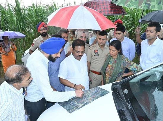 Punjab Chief Secretary visits flood affected areas of Pong Dam and ...